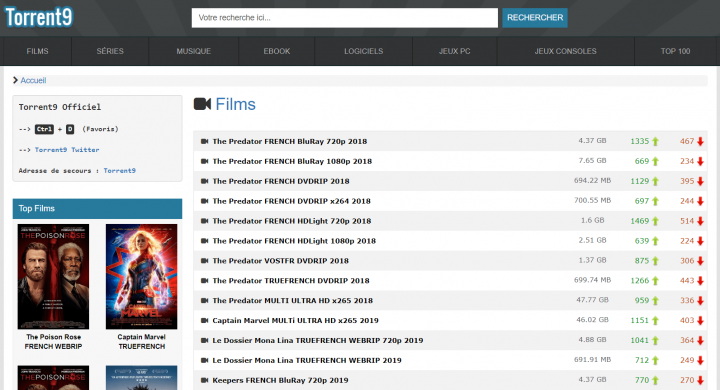 Nouvelle Adresse Torrent9 – Meilleurs Sites Miroirs & Clones Torrent9 2025