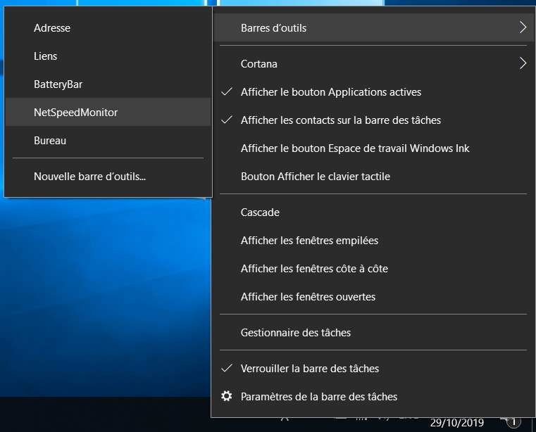 Afficher son Débit Internet dans la Barre des Tâches Windows 10 et Mac