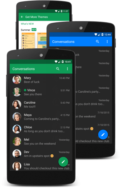 Les 10 Meilleures Applications SMS/MMS Android en 2025