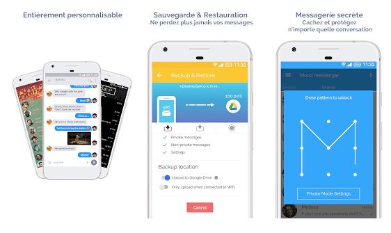 Les 10 Meilleures Applications SMS/MMS Android en 2025